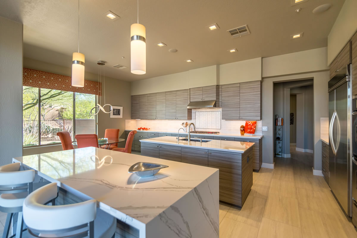 North Scottsdale Contemporary Kitchen Remodel - Interior Design by Elle ...